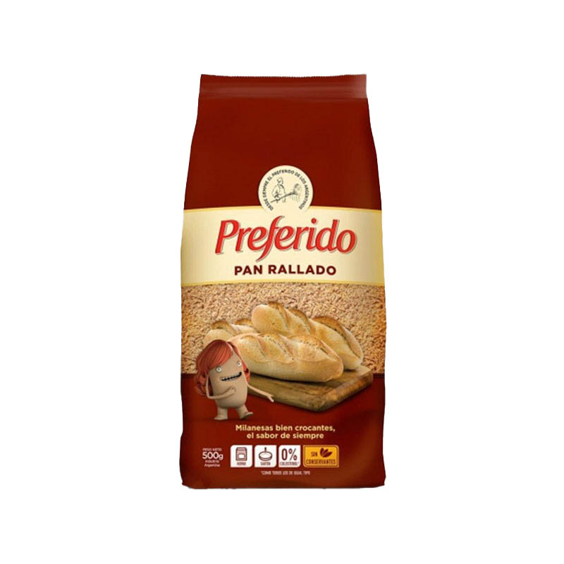 Pan Rallado Preferido X 500 Gr - SuperUno