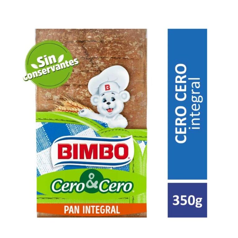 Pan Bimbo Integral Cero & Cero X 350 Gr - SuperUno